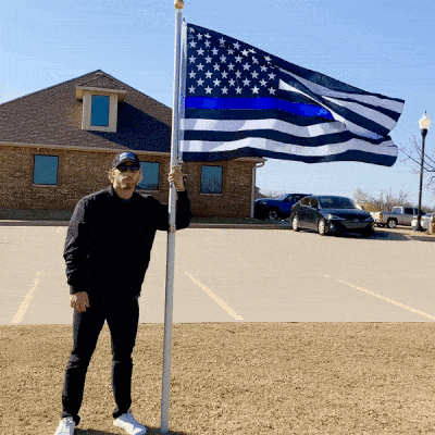 FREE Thin Blue Line Flag Giveaway!